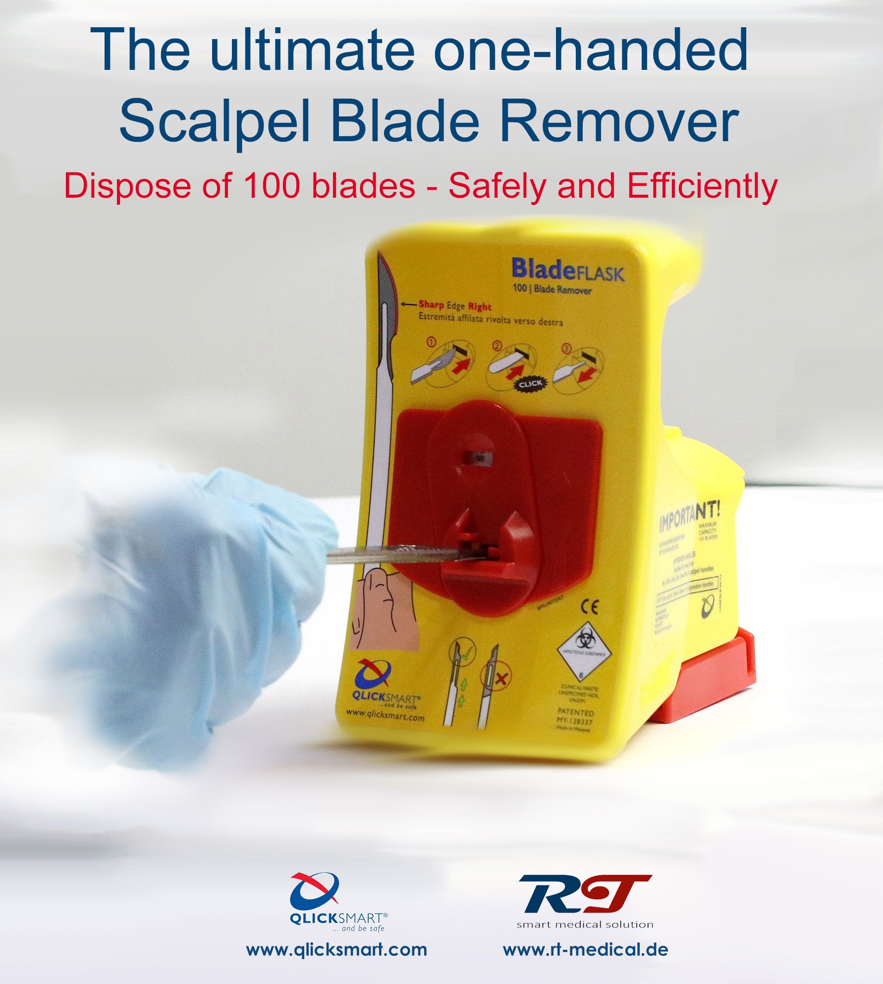 Skalpellklingenentferner BladeFlask